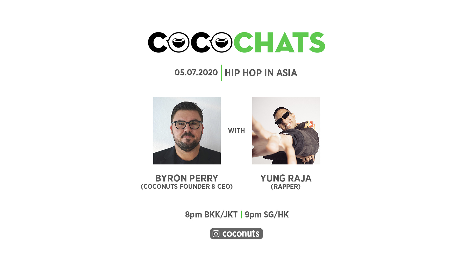 Singaporean rapper Yung Raja going live with Coco Chats this Thursday ...