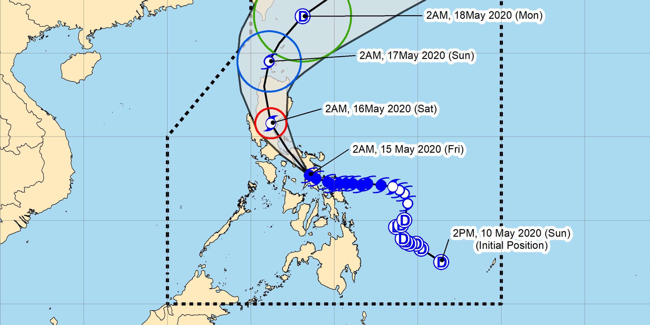 Storm Signal #3 raised over parts of Luzon as Typhoon Vongfong rakes ...