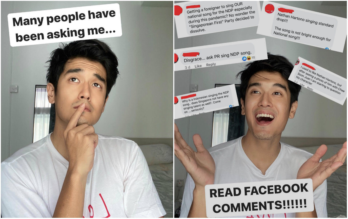 Proudly Singaporean, NDP singer Nathan Hartono explains after ...