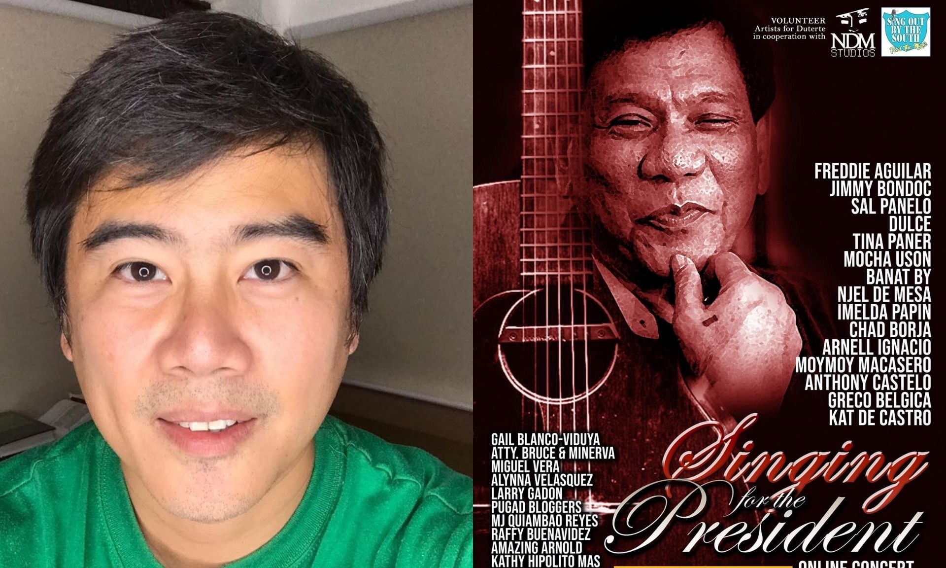 'Singing for a friend': Musician Jimmy Bondoc defends Duterte concert ...