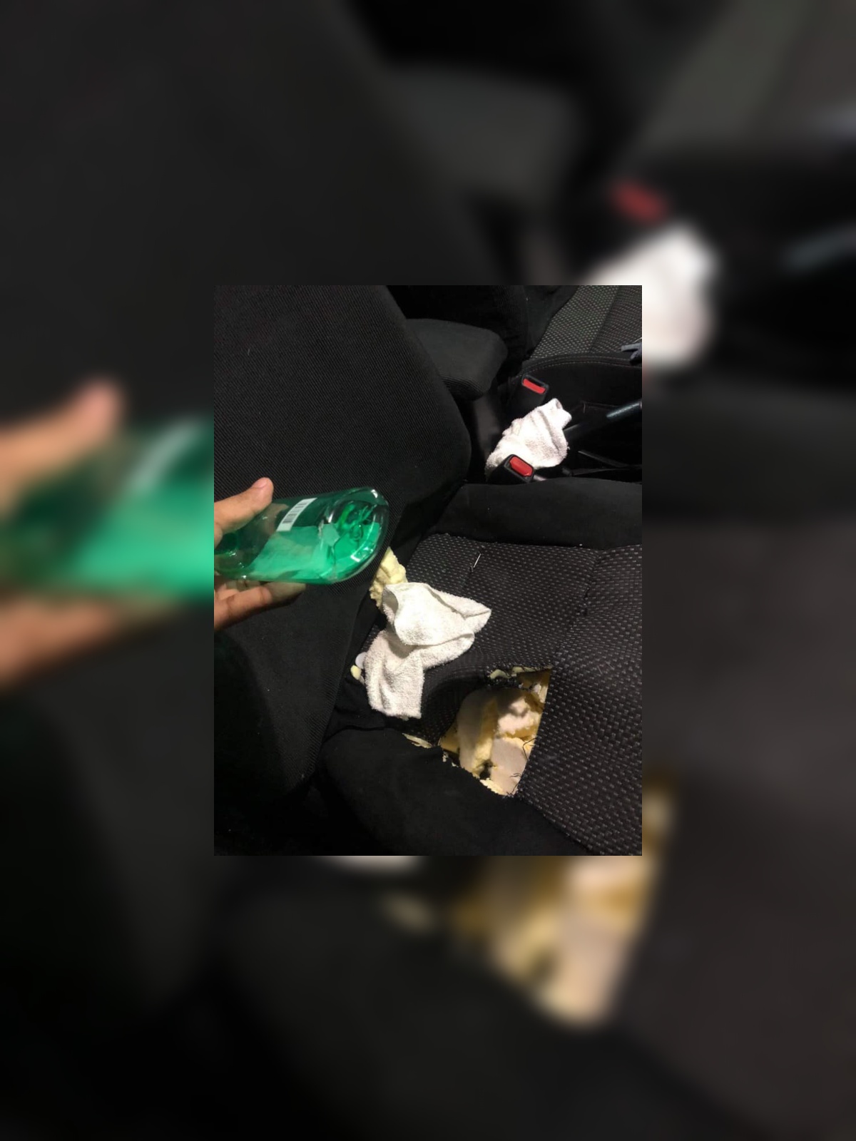 Disinfectant alcohol explodes inside Cainta car due to extreme heat ...