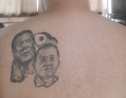 What was he thinking? Comedian gets Duterte-Bong Go tattoo | Coconuts