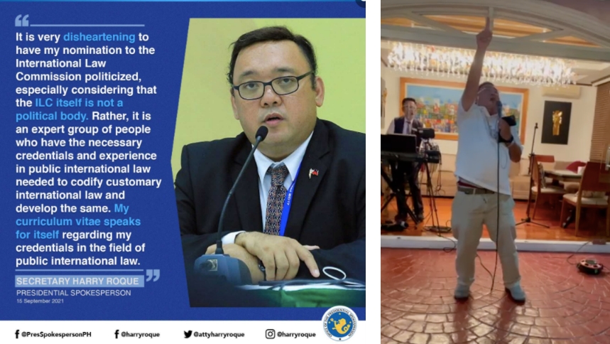 Harry Roque has had a tough week, so here's a throwback to good old ...