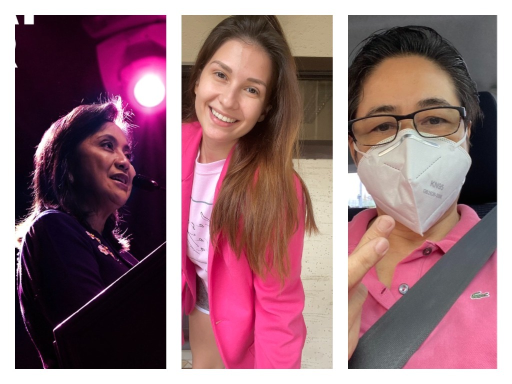 Filipinos wear pink in support of VP Leni as she announces presidency ...