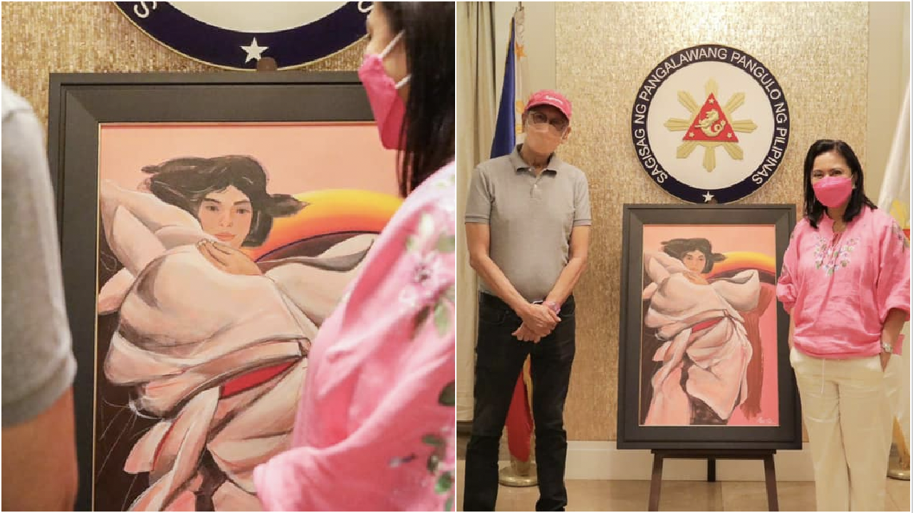 National Artist BenCab creates pink version of 'Sabel' masterpiece in ...