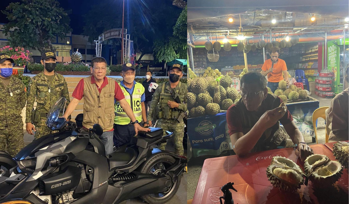 Durian and motorbikes: Duterte’s post-presidential life in pictures ...