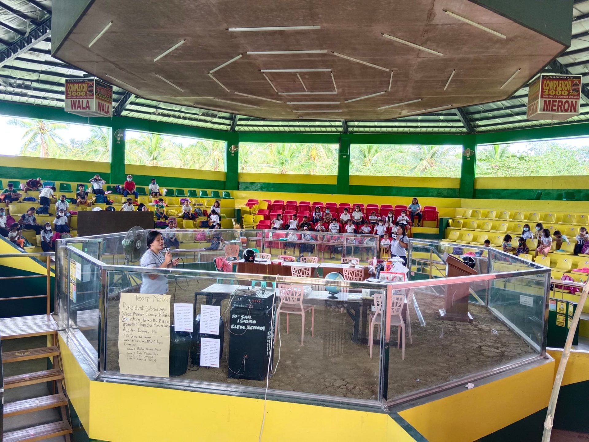 Cockfighting arena becomes classroom after elementary school shut due ...