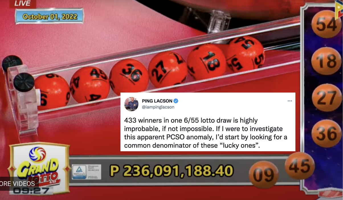 Netizens question how 433 people beat 1-in-40 million odds to win 6/55 ...