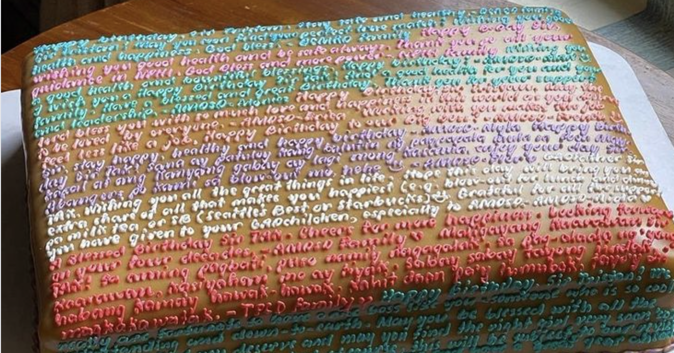 Filipinos are getting a kick out of this essay-length dedication on a ...