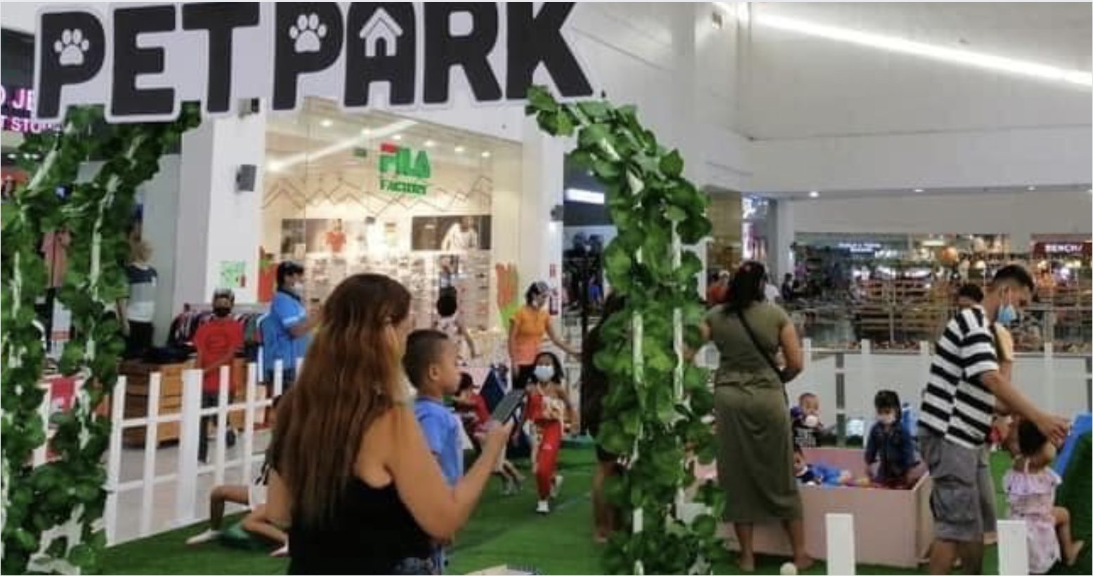 After non-delivery riders took up seats in a rider lounge, say hello to kids occupying a pet ...