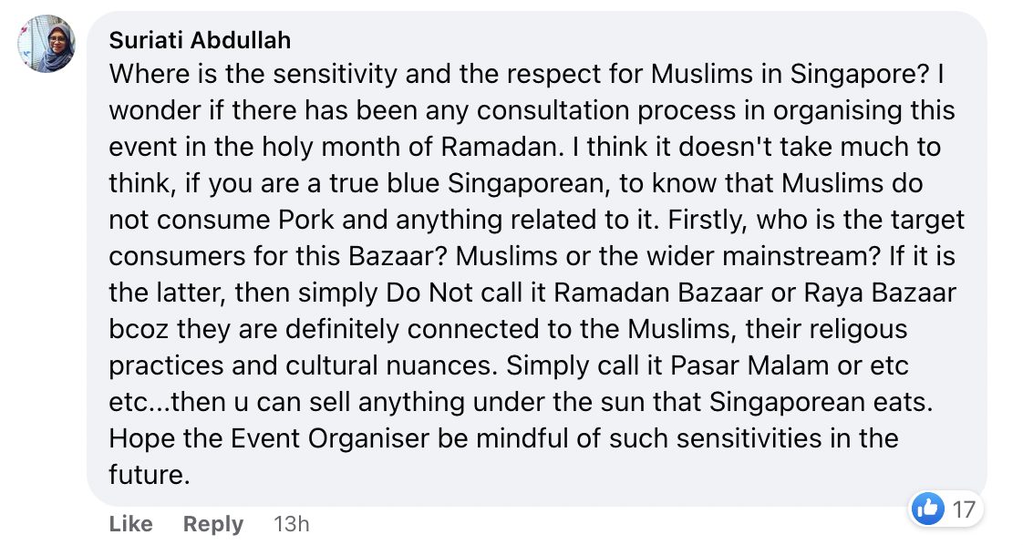 Pork found sold at Marsiling Ramadan bazaar, community calls it a ...