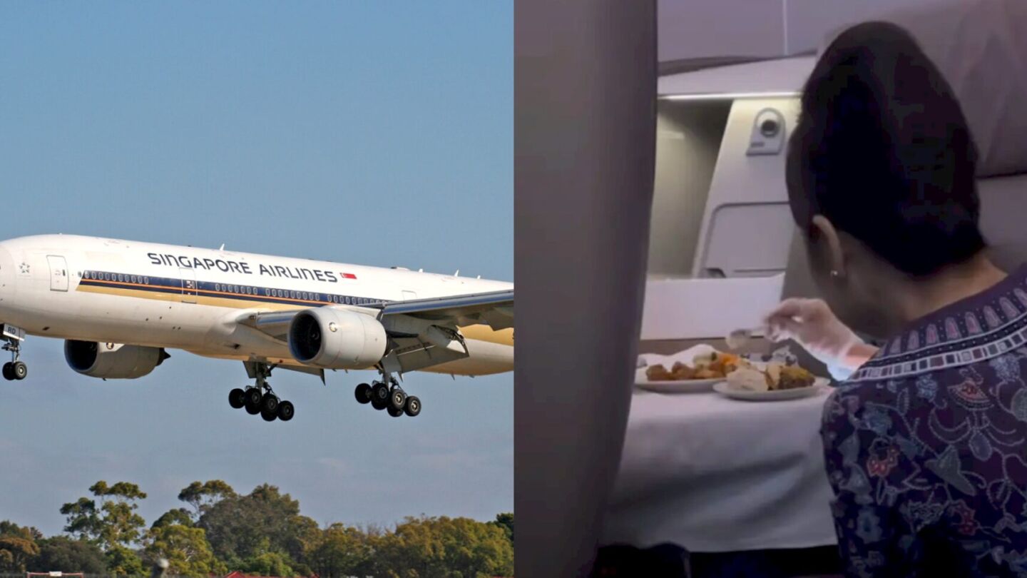 SIA flight attendant spoon-feeds kid, but parents feel the sting | Coconuts