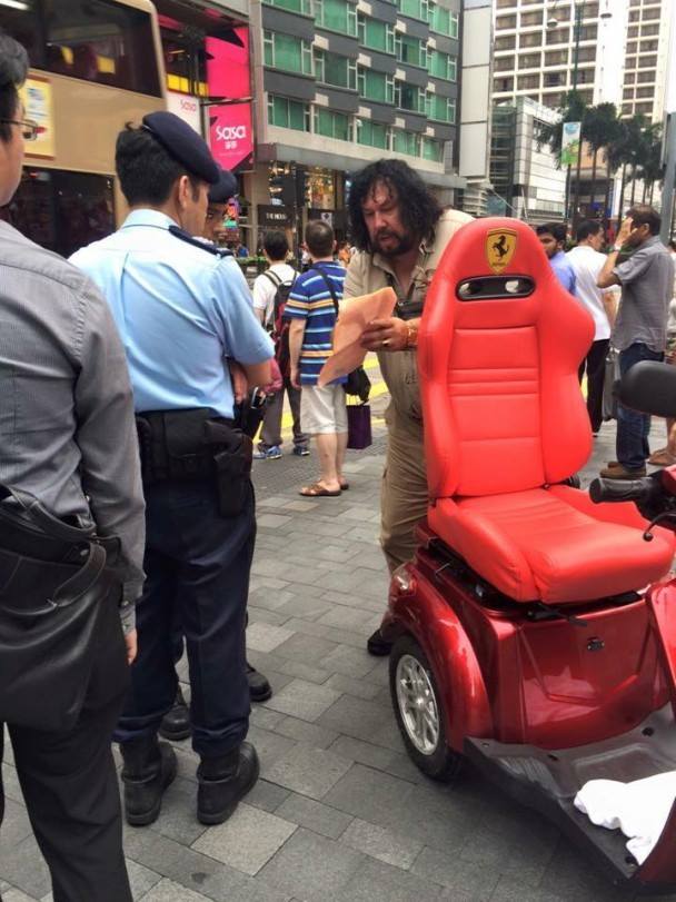 Man drives his ‘Ferrari’ mobility scooter onto the MTR to Hongkongers ...