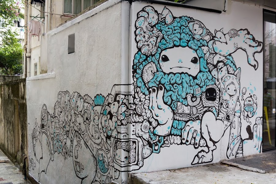 Photos of Hong Kong's street graffiti