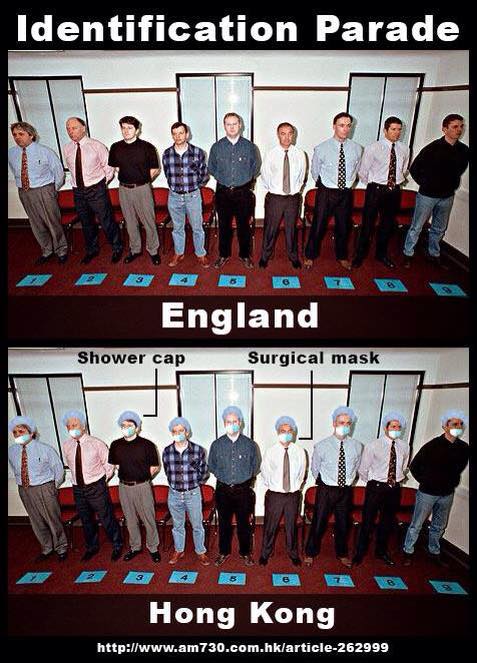 Hong Kong Photoshoppers mock police ID parades after shower caps and ...