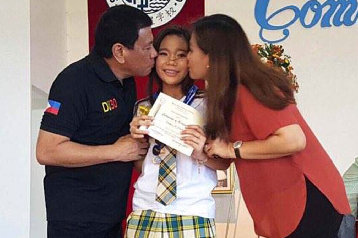Pres. Duterte attends daughter Kitty's graduation | Coconuts