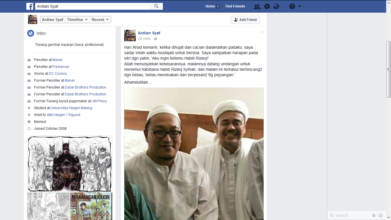Officially fired by Marvel, Indonesian artist Ardian Syaf says, ‘When ...